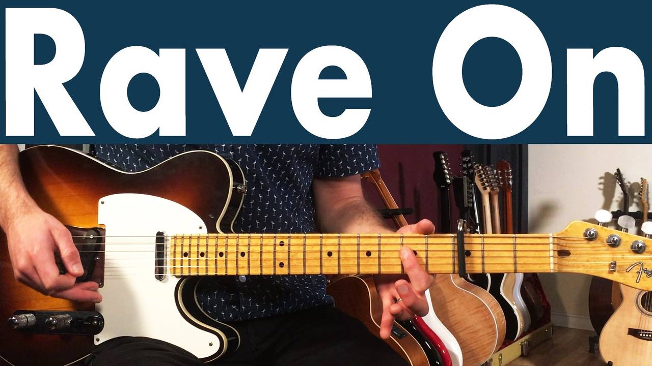 How To Play Rave On On Guitar | Buddy Holly Guitar Lesson + Tutorial