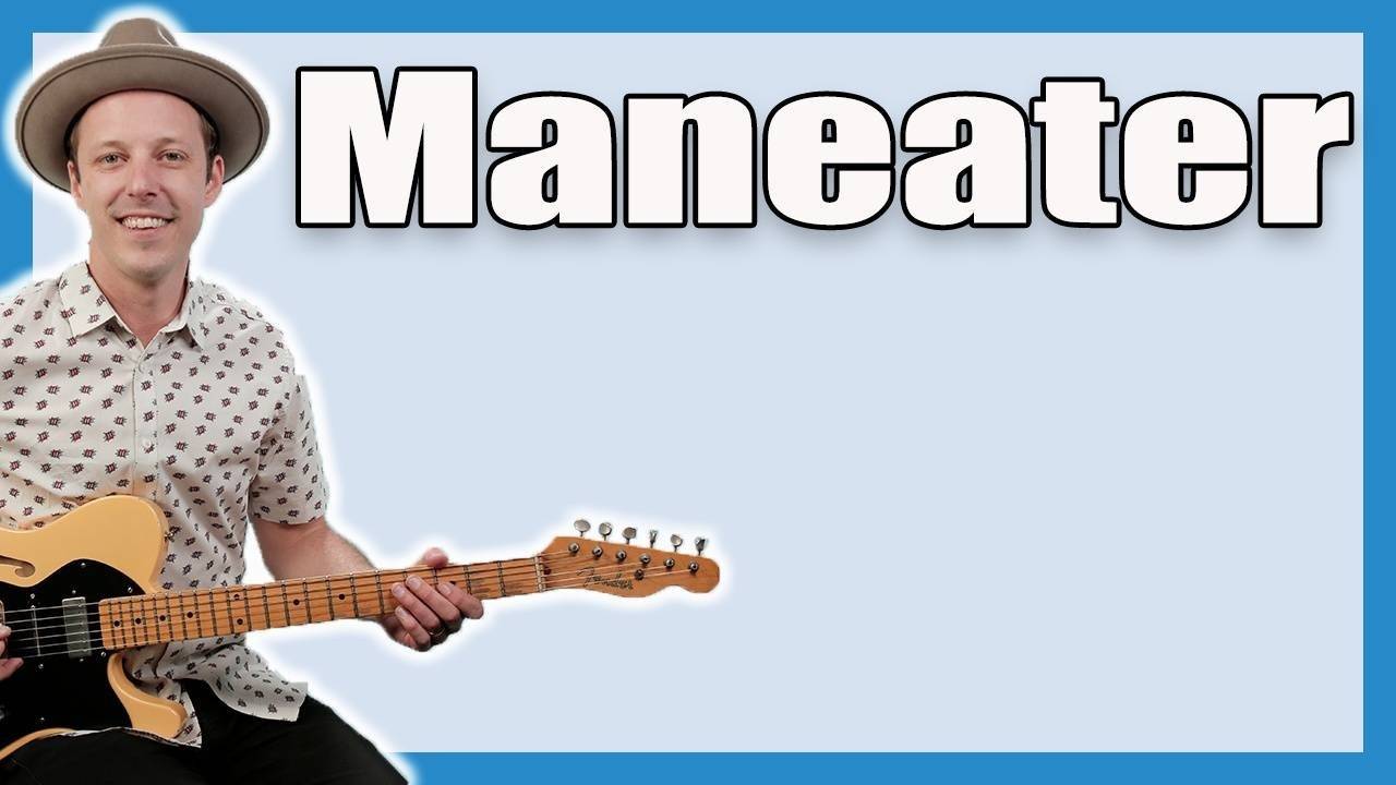 Hall & Oates Maneater Guitar Lesson + Tutorial