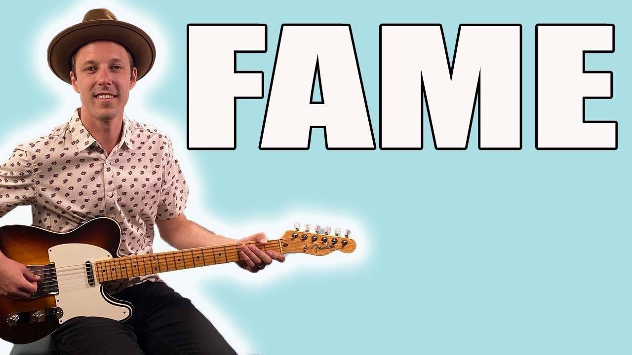 David Bowie Fame Guitar Lesson + Tutorial + TABS