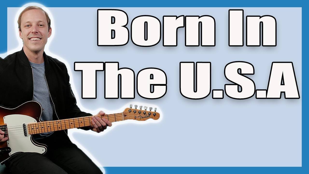 Bruce Springsteen Born In The USA Guitar Lesson
