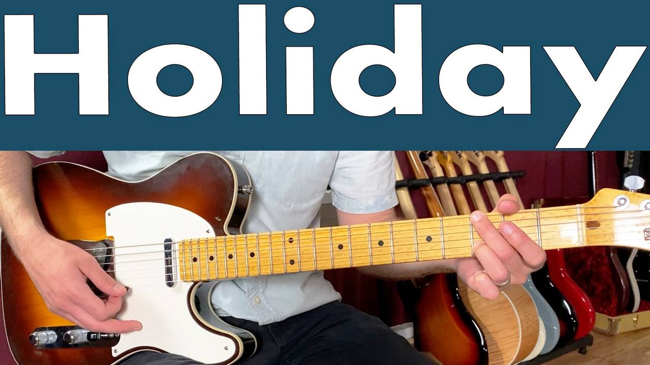 Madonna Holiday Guitar Lesson + Tutorial + TABS