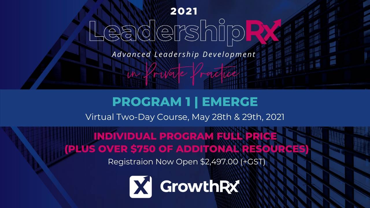 Advanced Leadership Development in Private Practice