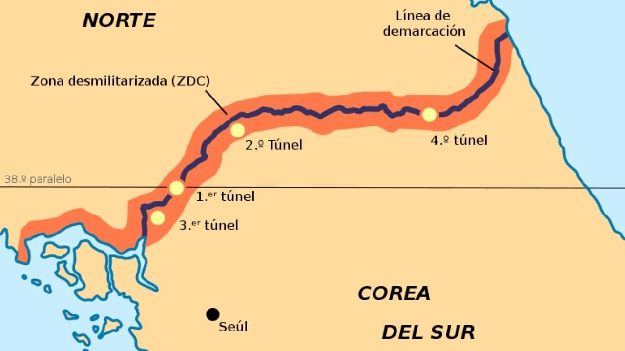 Mapa De Corea Y Asia