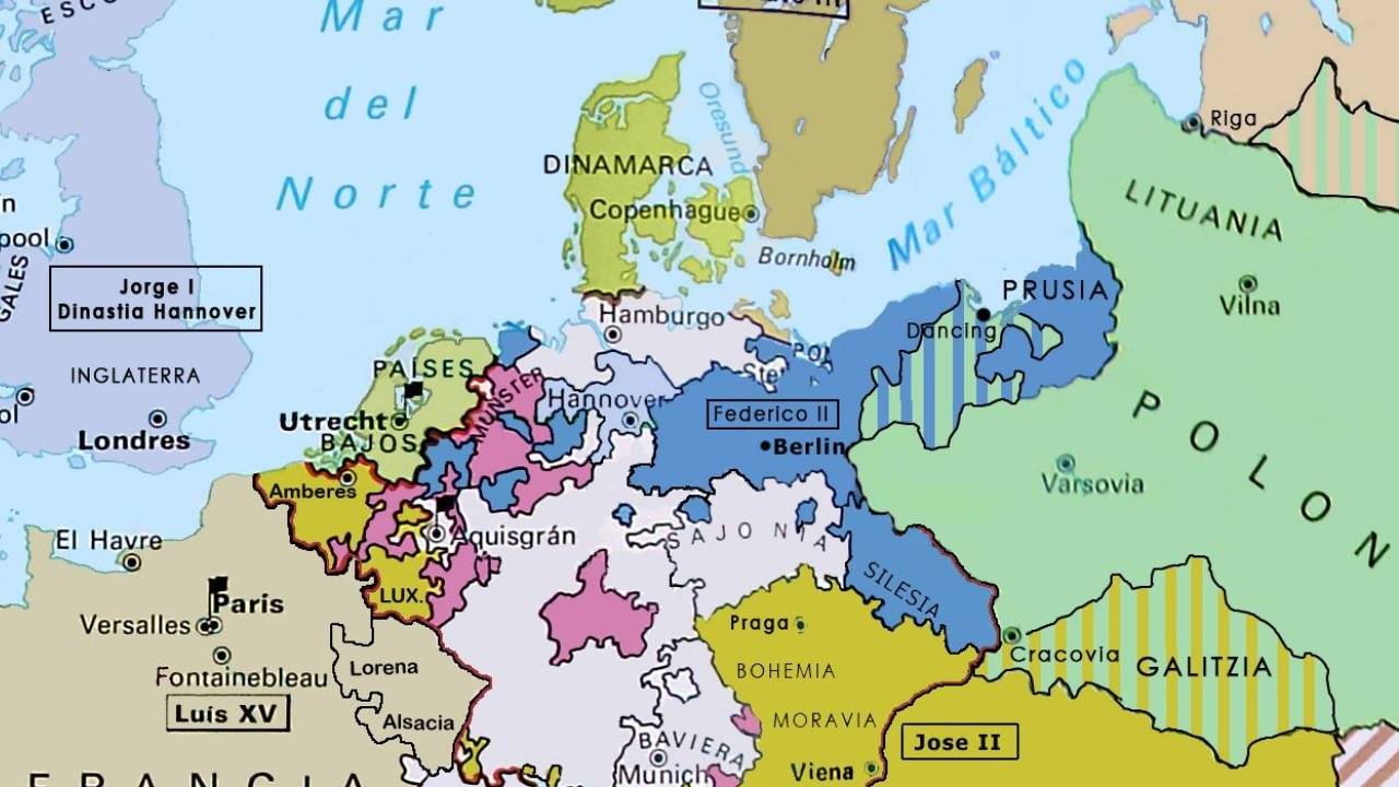 Mapa De Europa Del Siglo Xvii