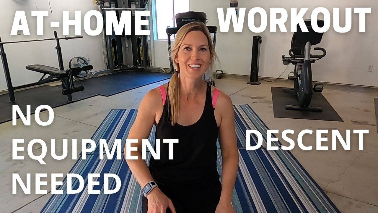 At-home workout for beginners to advanced done with no equipment