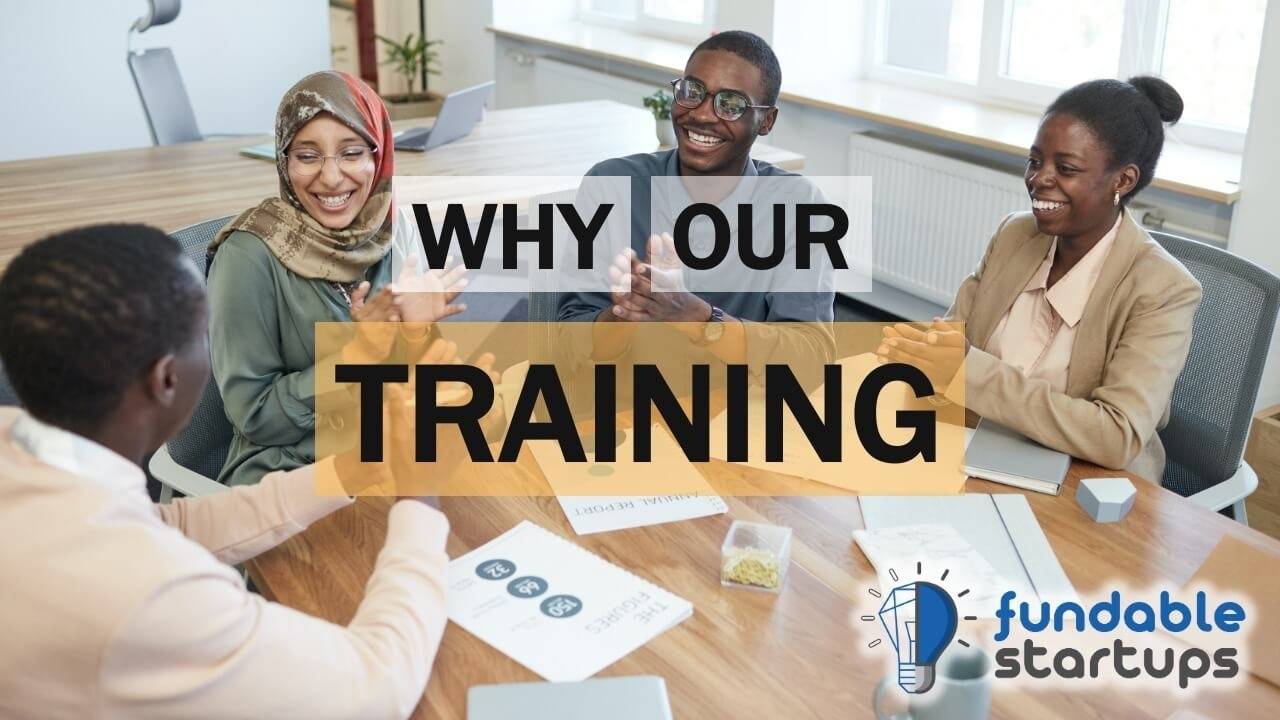 Deep-dive, visual startup training w/implementation tools