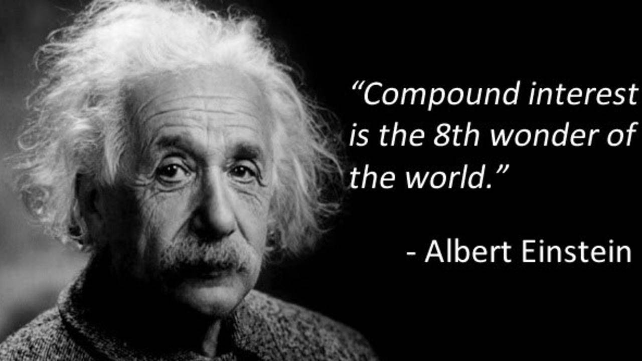 Compound Interest - the 8th wonder of the world!
