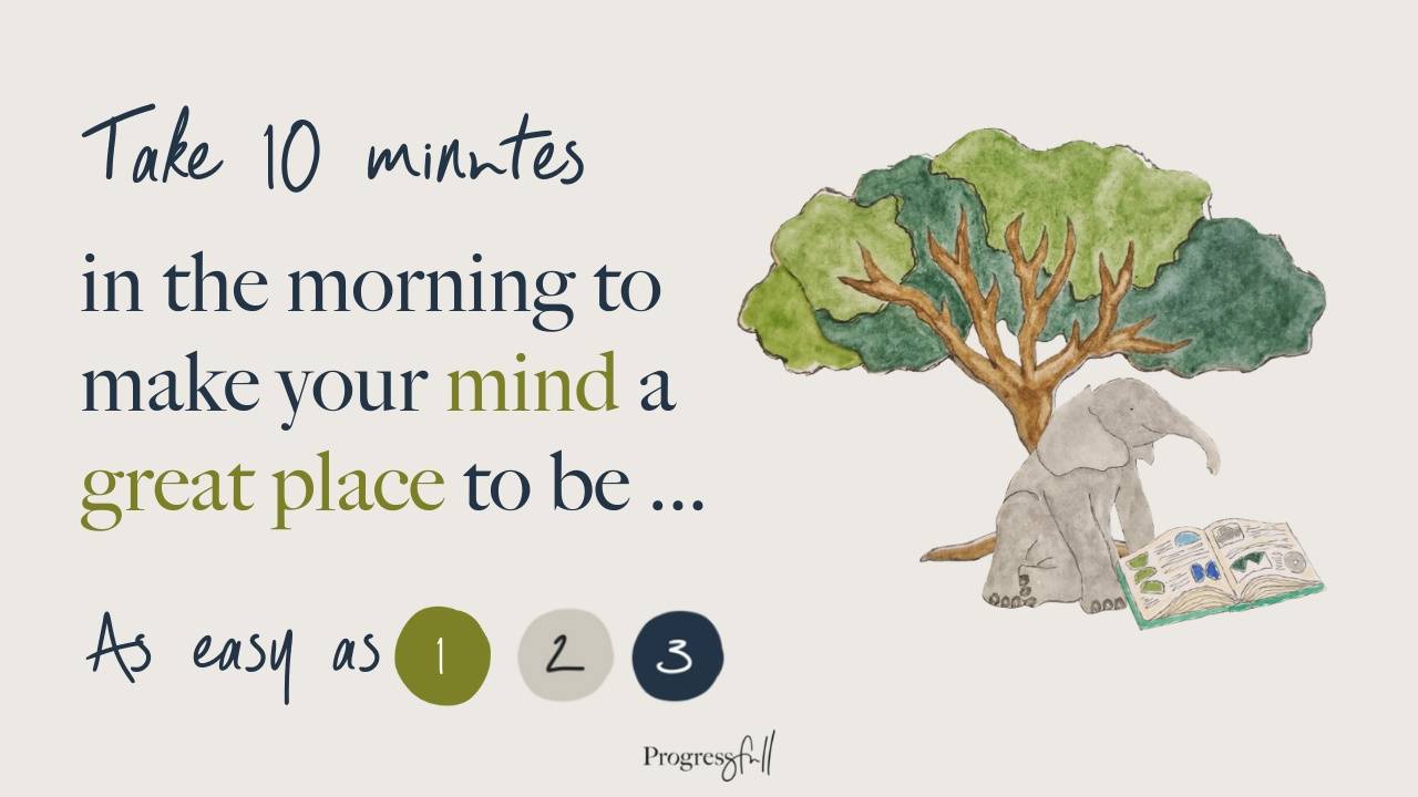 Take 10 minutes to make your mind a great place to be