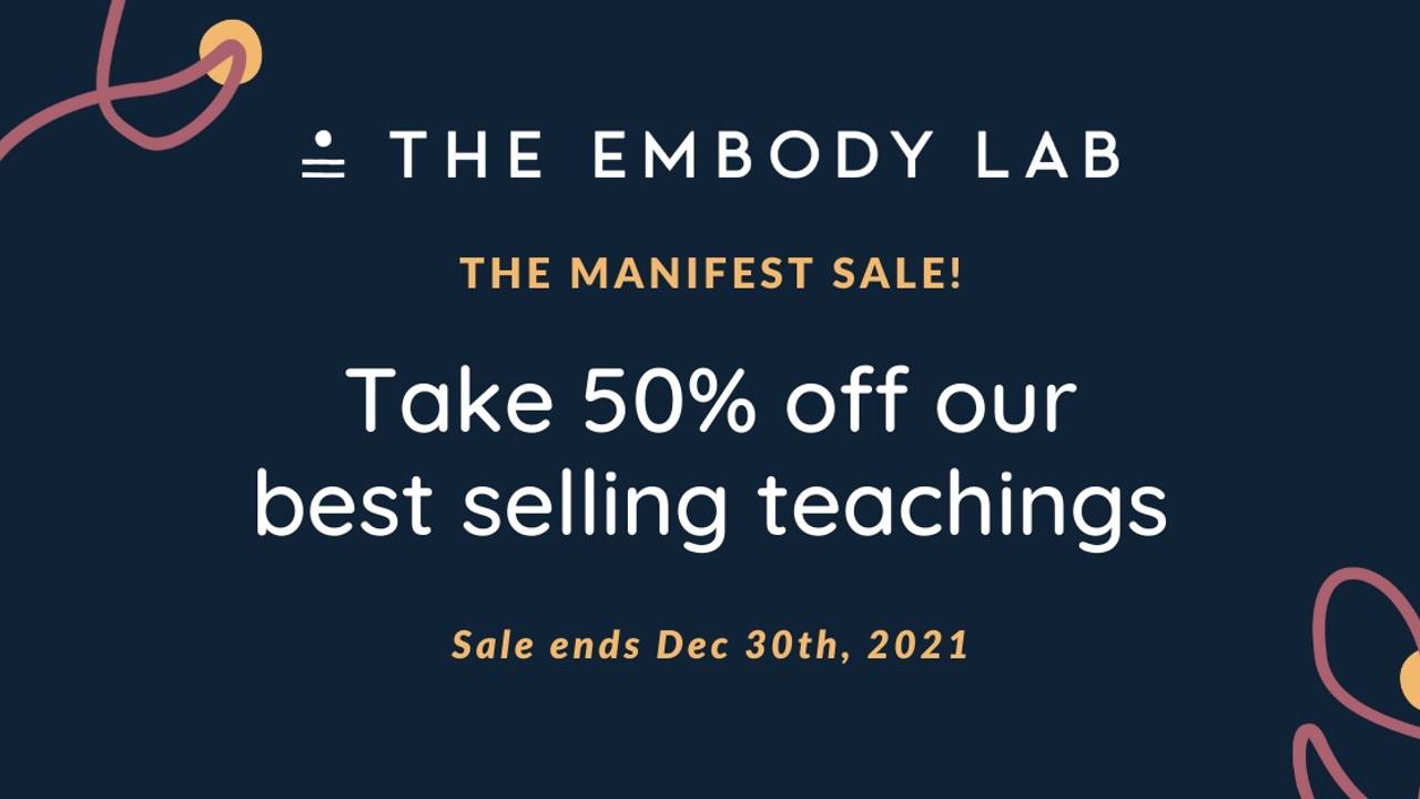 The Manifest Sale | THE EMBODY LAB