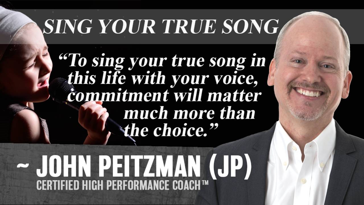 How can you voice that true song in your heart that never disappears?