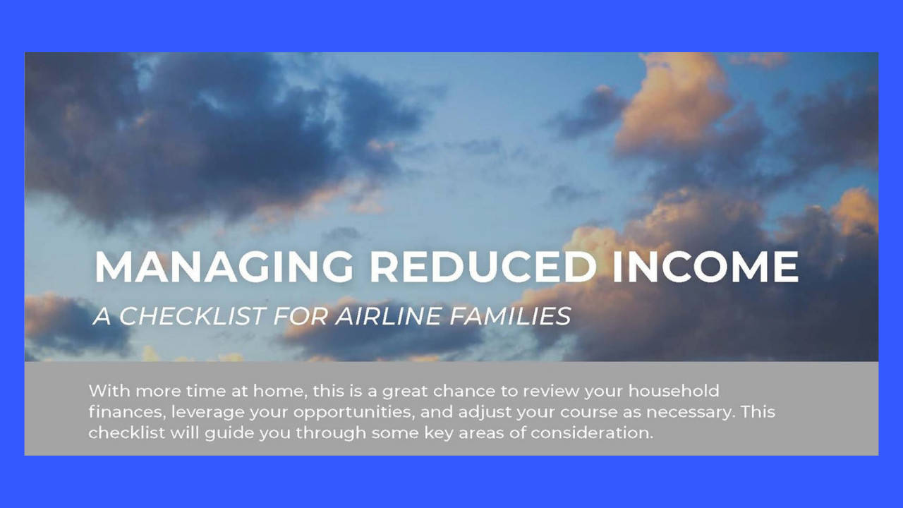 Managing Reduced Income Checklist