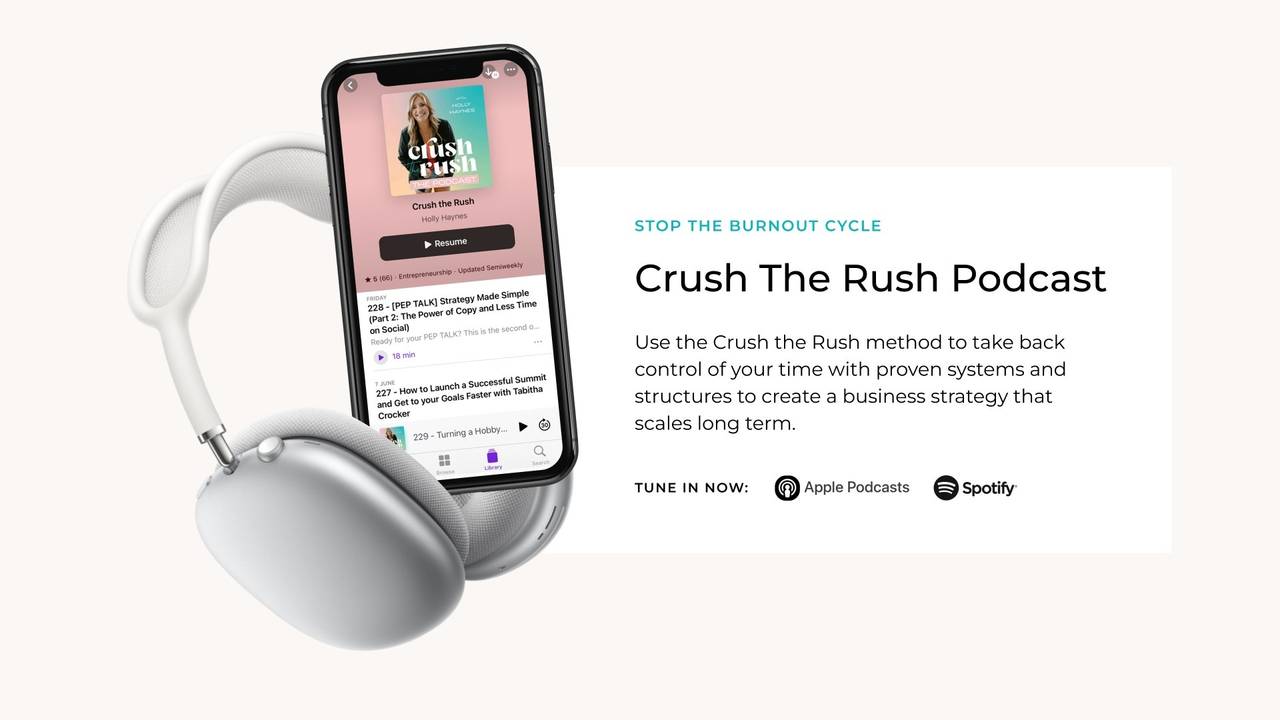 Crush the Rush | Business Podcast for Women