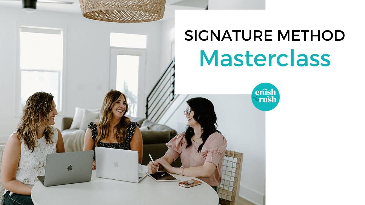 Signature Method Masterclass