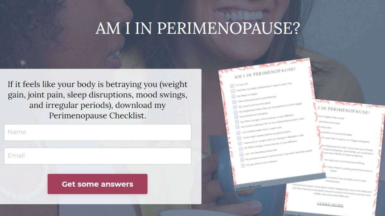 Menopause Symptoms Checklist Pdf at Bailey Walters blog