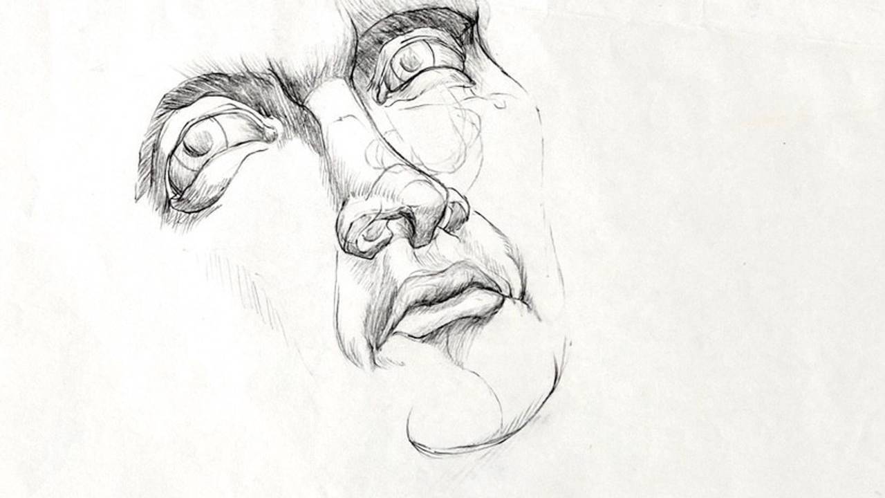 How to Draw Portraits with Perspective Easy