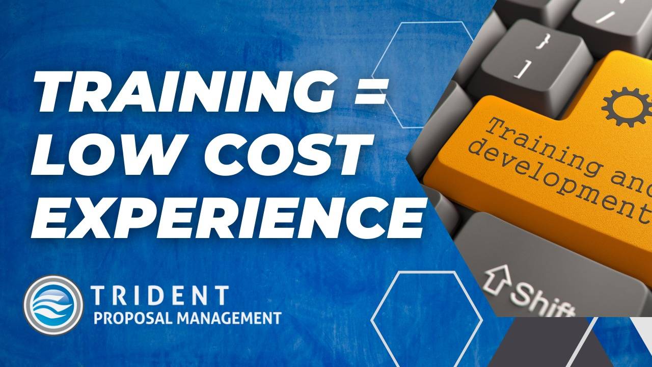 Training = Low Cost Experience
