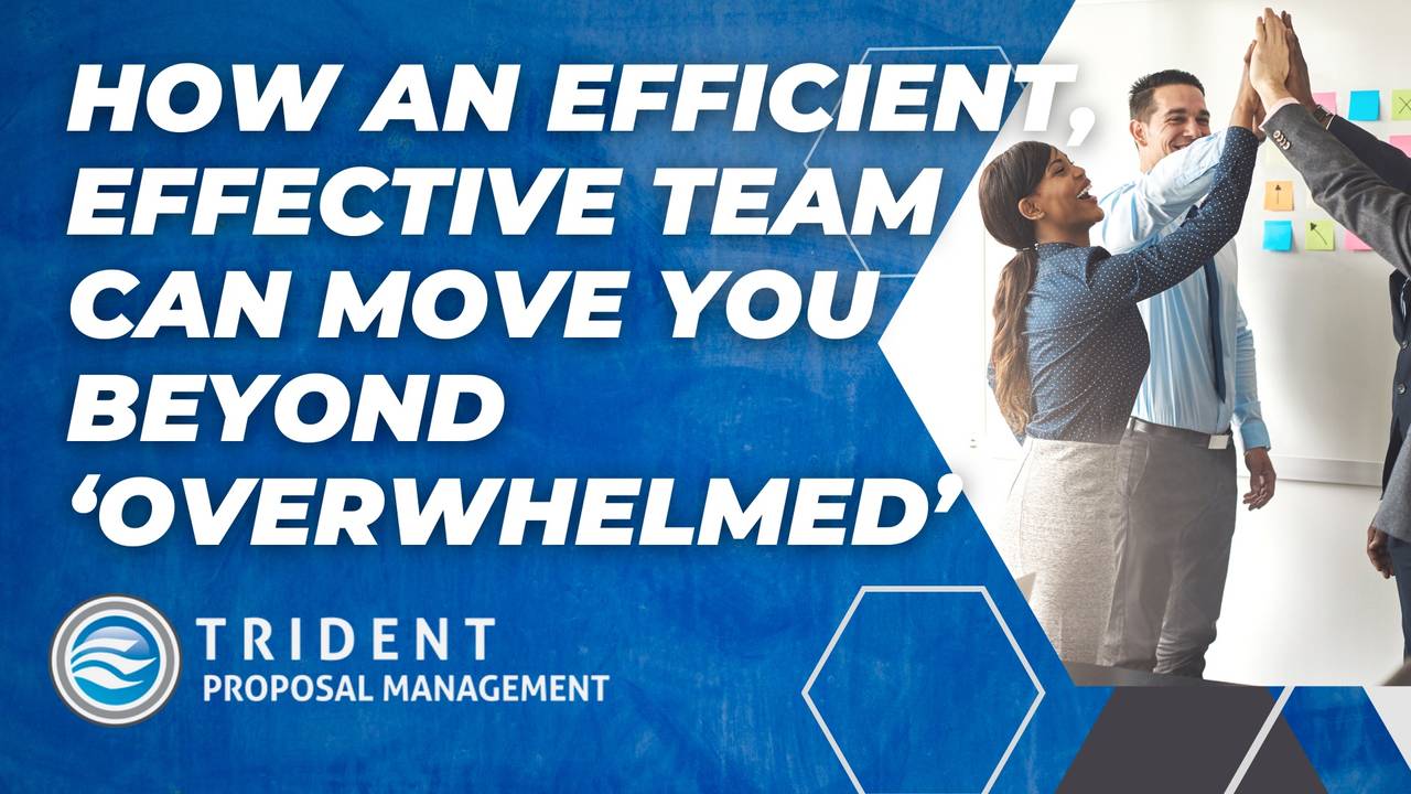How an efficient, effective team can move you beyond ‘overwhelmed’