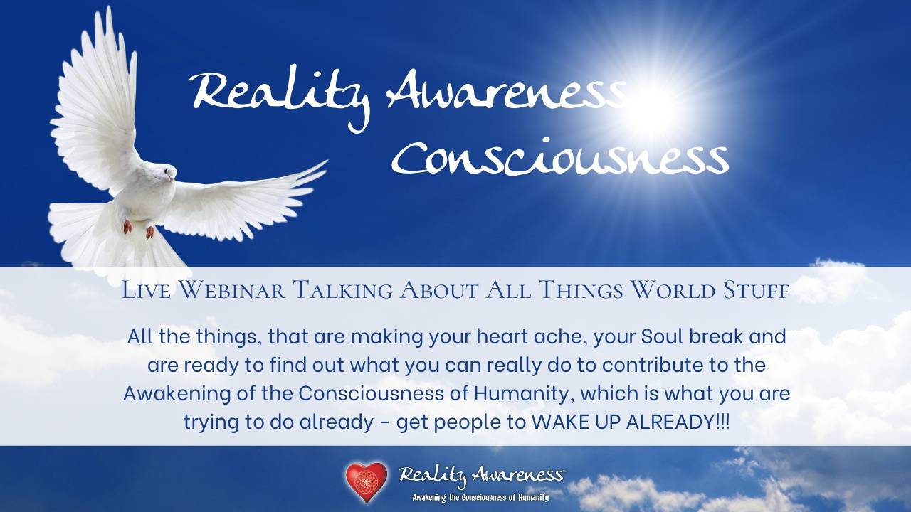 Reality Awareness Consciousness Live Webinar