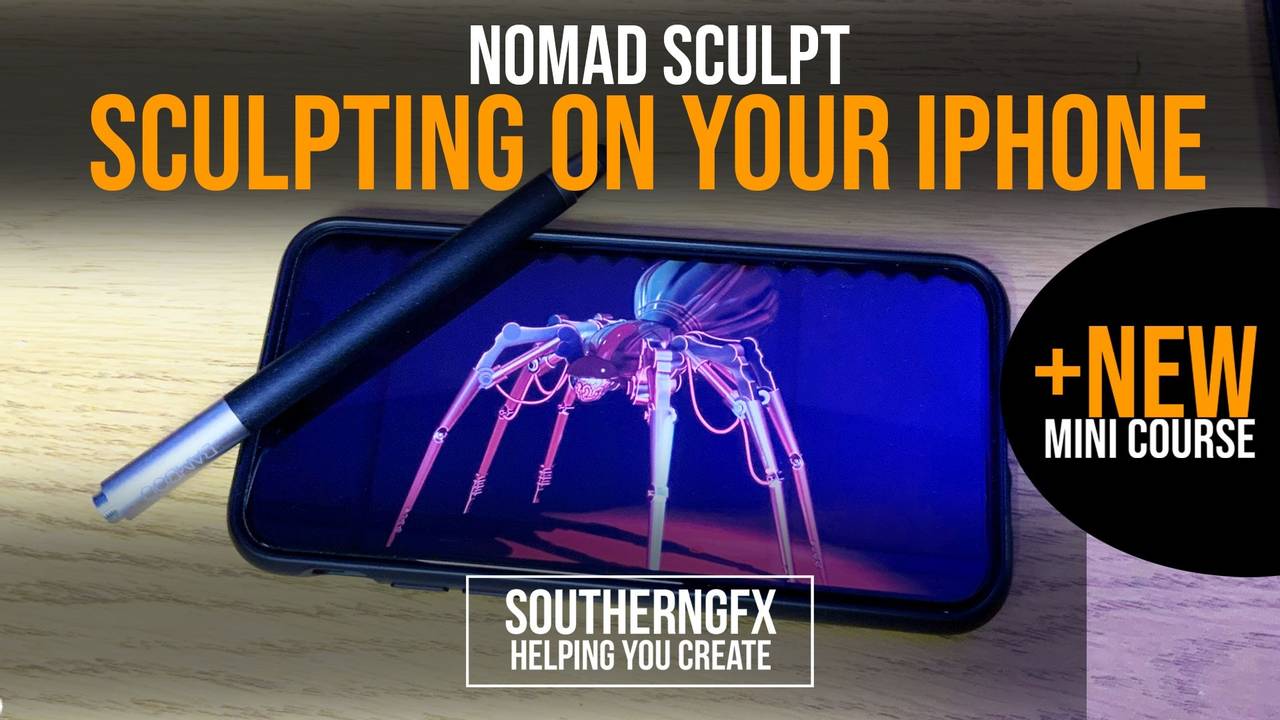 NOMAD SCULPTING APP - Can you 3d SCULPT on a MOBILE PHONE?