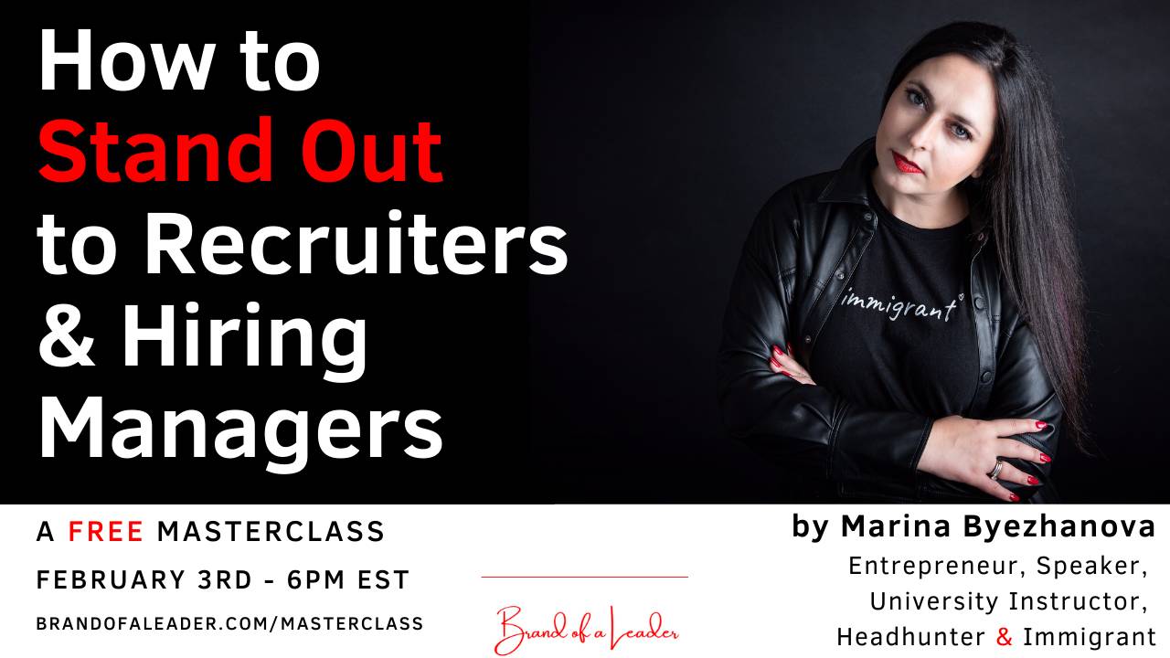 Masterclass Confirmation: How to Land Your Next Job