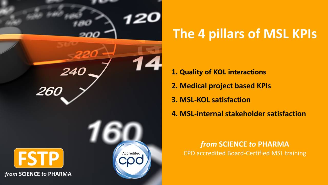 The 4 pillars of MSL KPIs