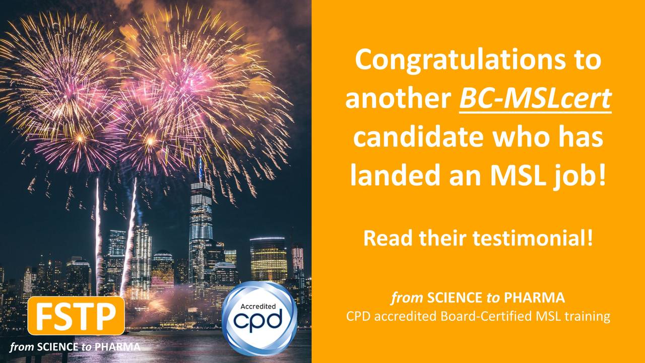 CPD Accredited Board-Certified MSL training