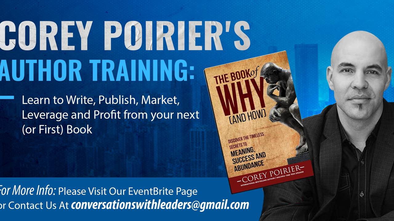 Corey Poirier Author Training
