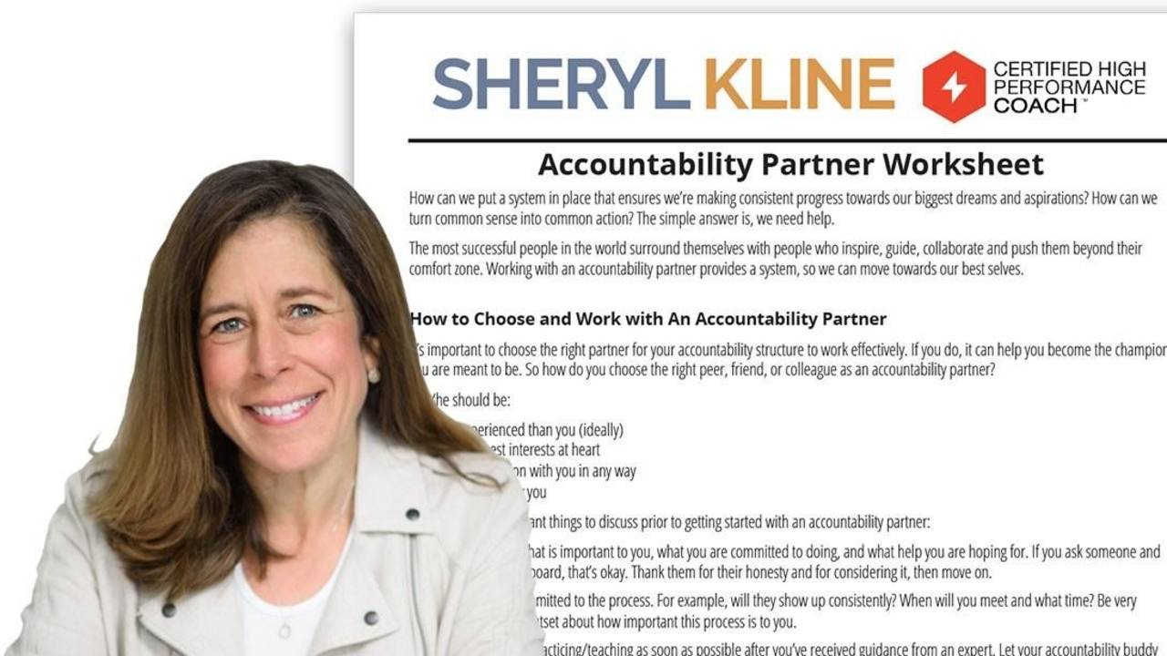 Accountability Partner Worksheet (Mental Toughness)