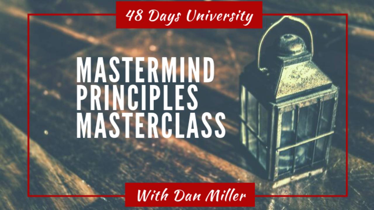 Mastermind Principles Masterclass
