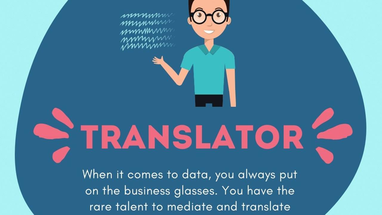 I am a data translator - what type of a data designer are you?