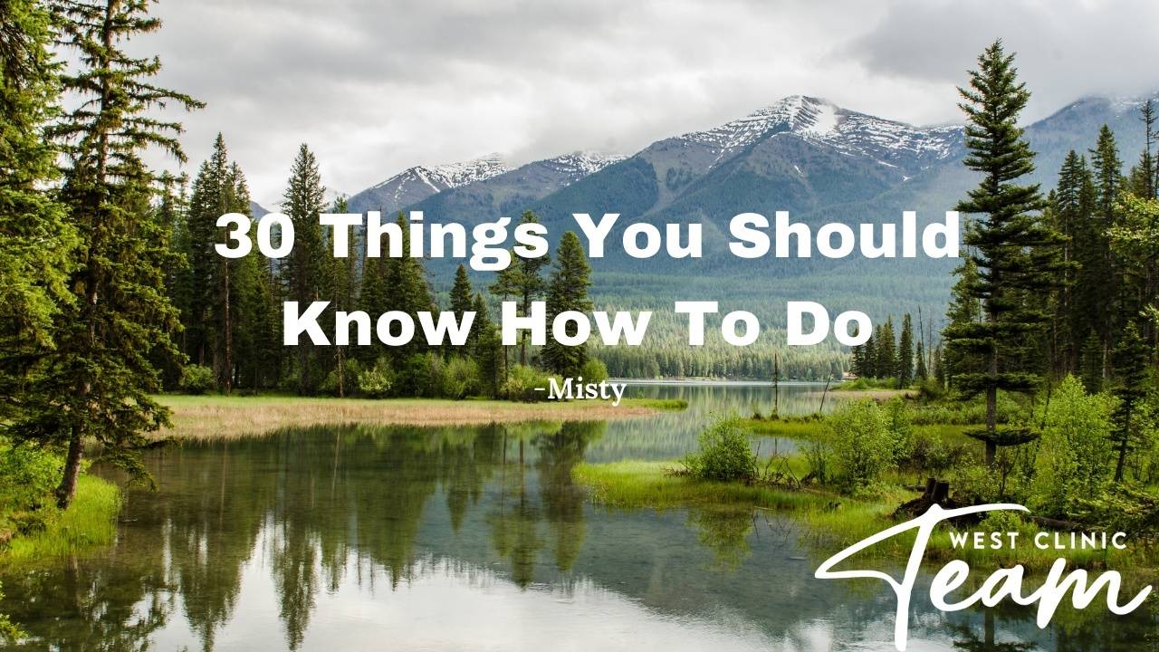 30 Things You Should Know How To Do