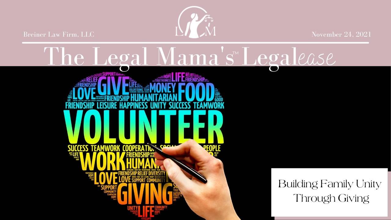 Building Family Unity Through Giving