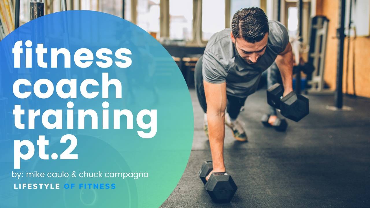 Fitness Coach Training Part 2