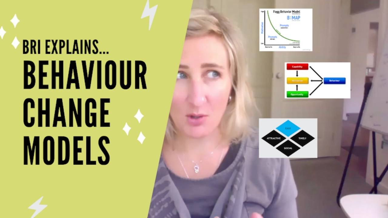 Behaviour change models and frameworks