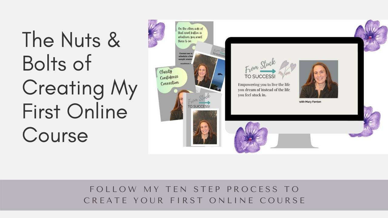 The first three of ten steps on how to create your first online course