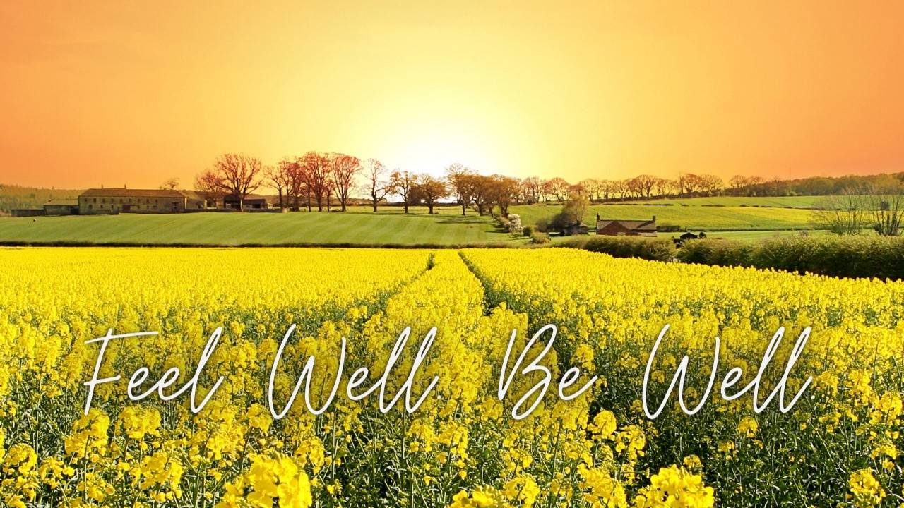 A few tips to help us feel well and be well