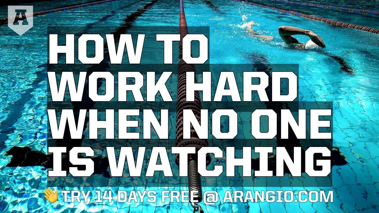 How to Work Hard When No One Is Watching