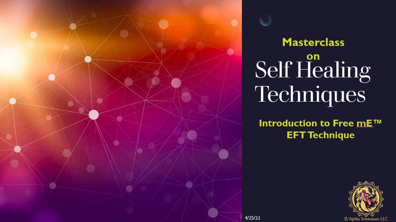 Training on Self Healing Techniques with Demonstration of EFT