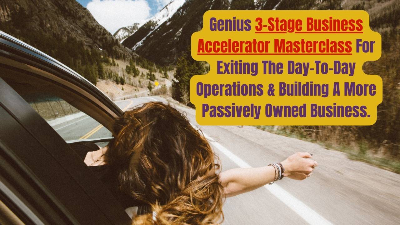 3 Stage SCALE Business Accelerator Masterclass Optin