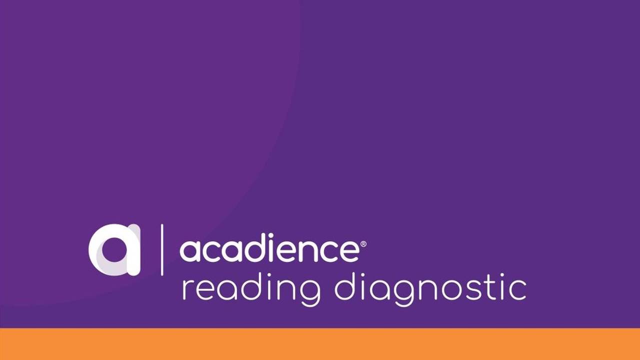 Acadience® Reading Diagnostic: PA & WRD Workshop