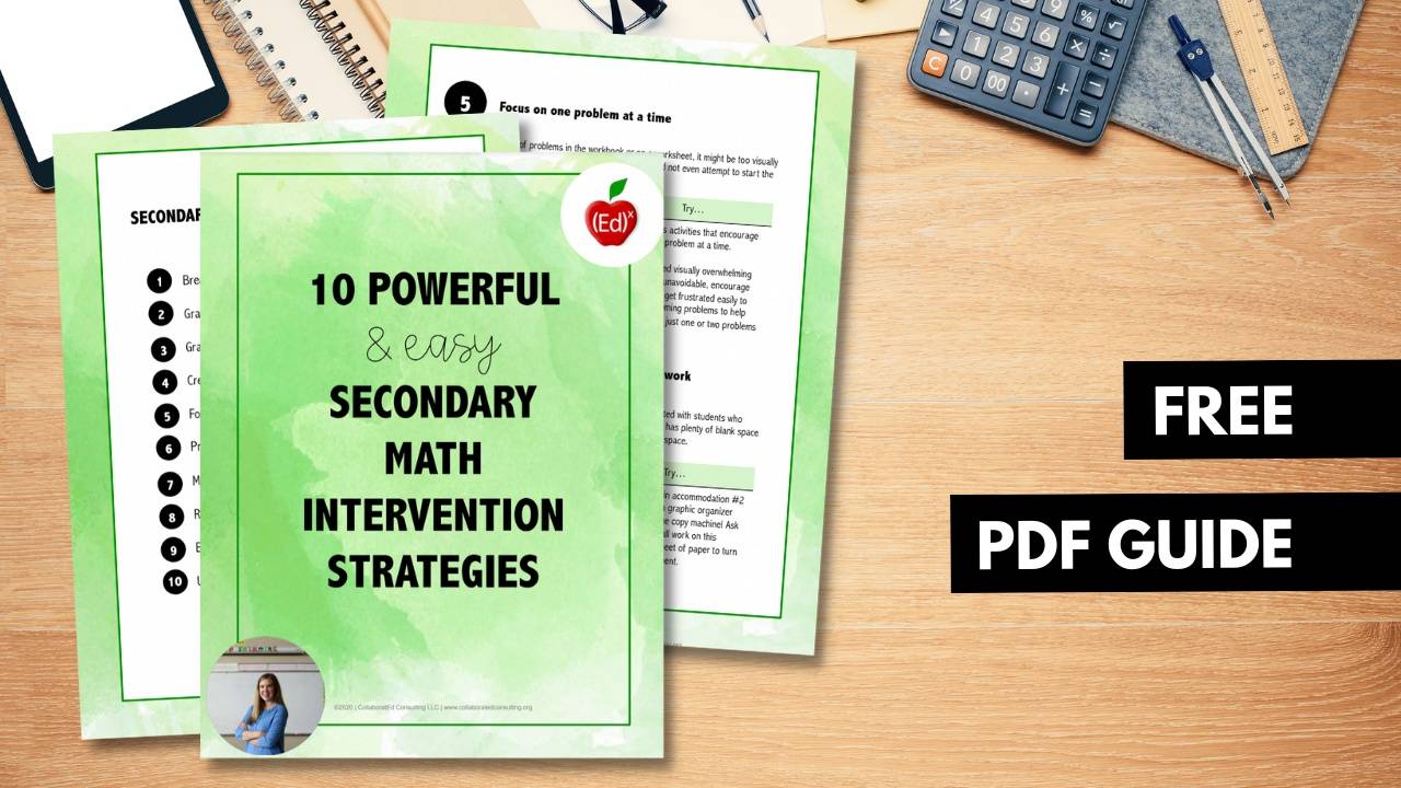 Math Intervention Strategies