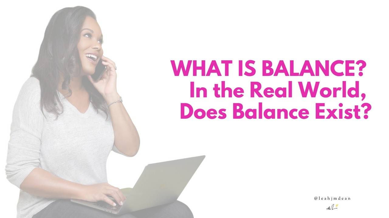 What Is Balance? In the Real World, Does Balance Exist?