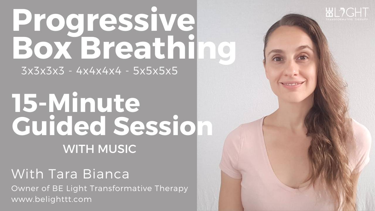 Progressive Box Breathing -15-Minute Guided Session WITH Music