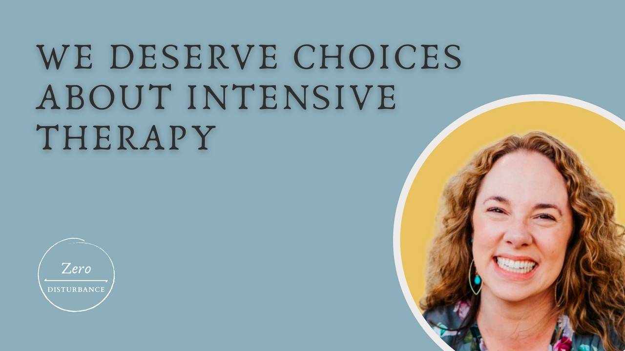 Design Your Intensive Therapy Program