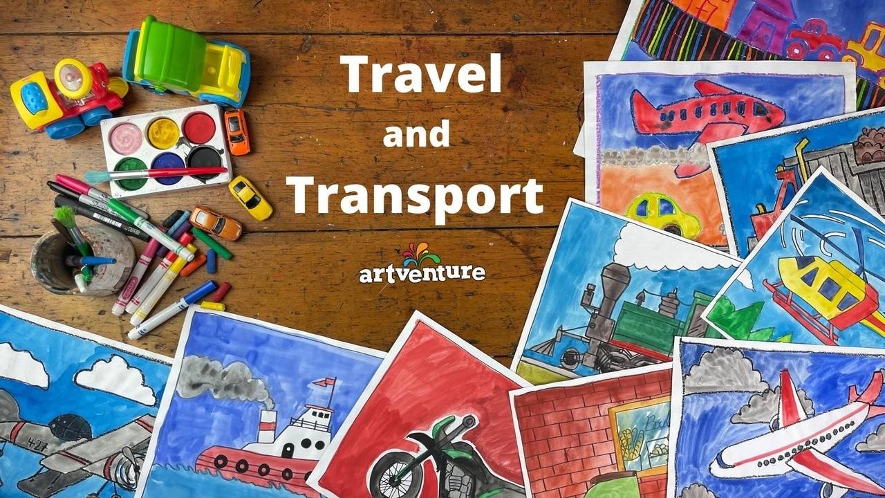 The Art of Travel and the Design of Transport - how to draw.