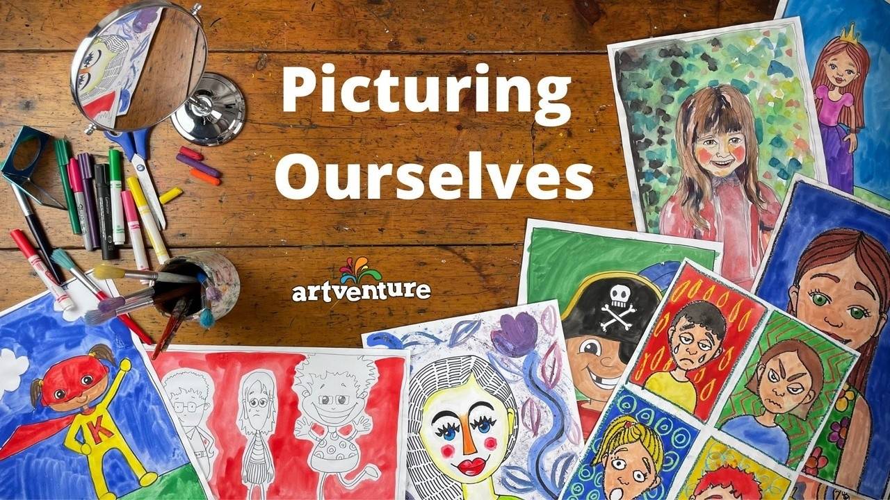 Picturing Ourselves - Kids how to draw self portraits and faces