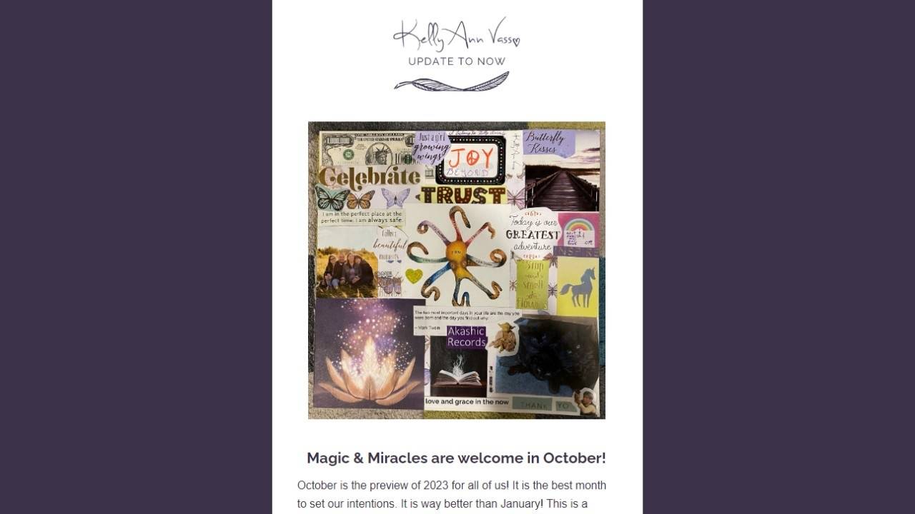 Magic & Miracles are welcome in October!