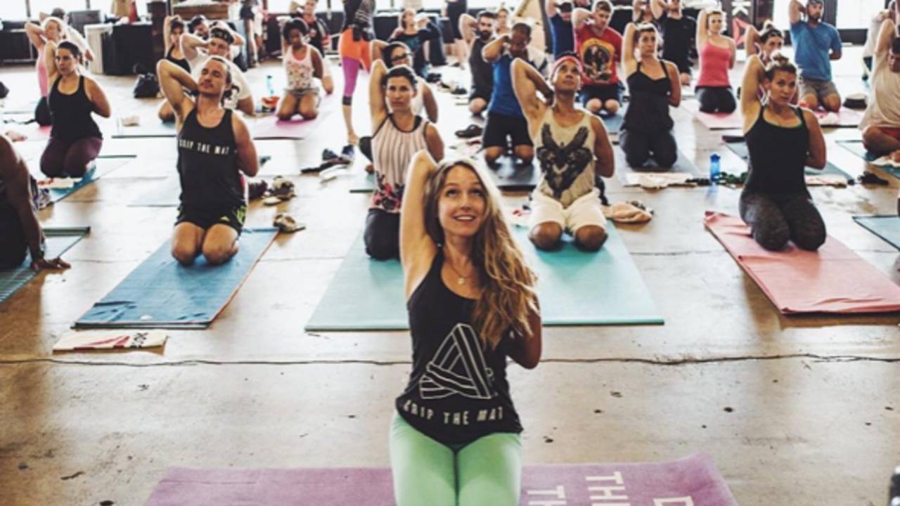 Building community through yoga events