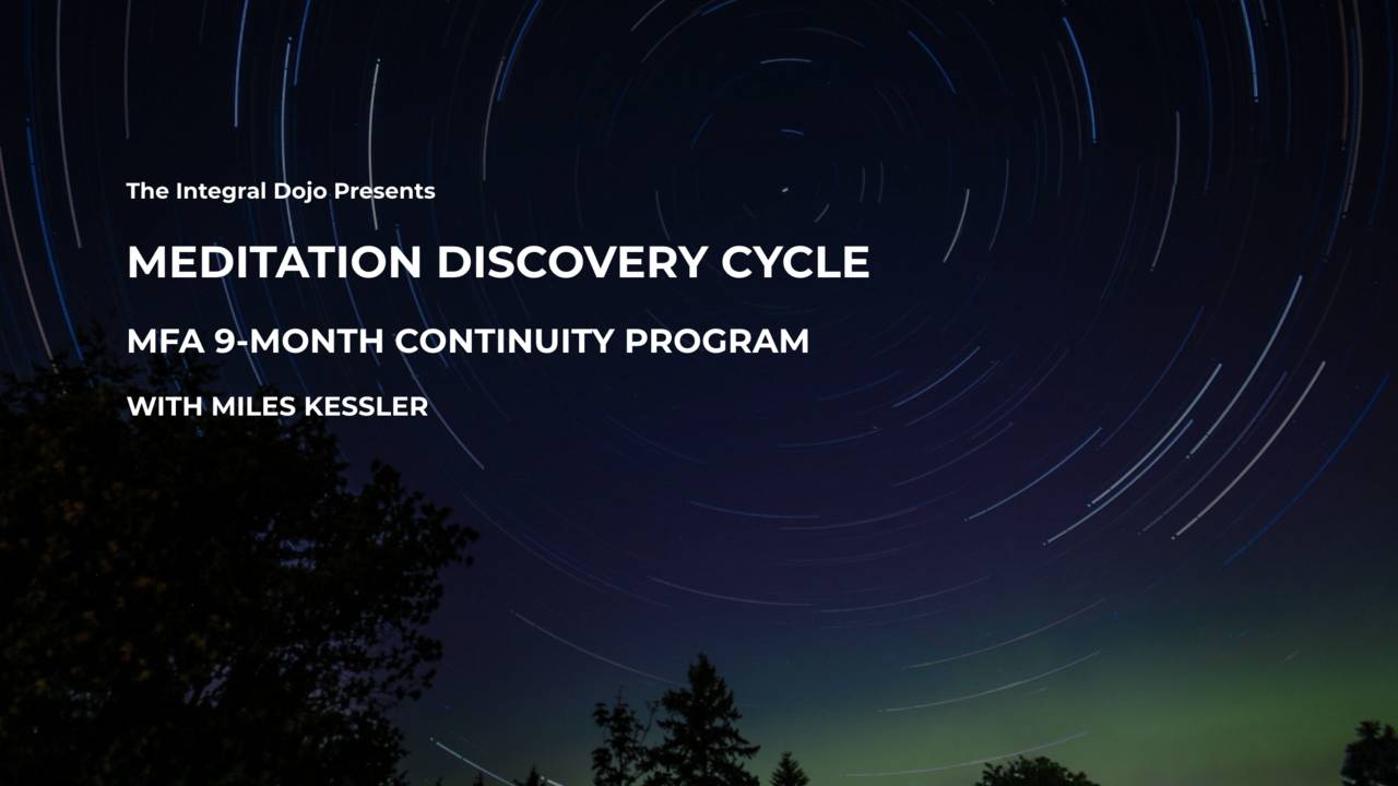 Meditation Discovery Cycle Program