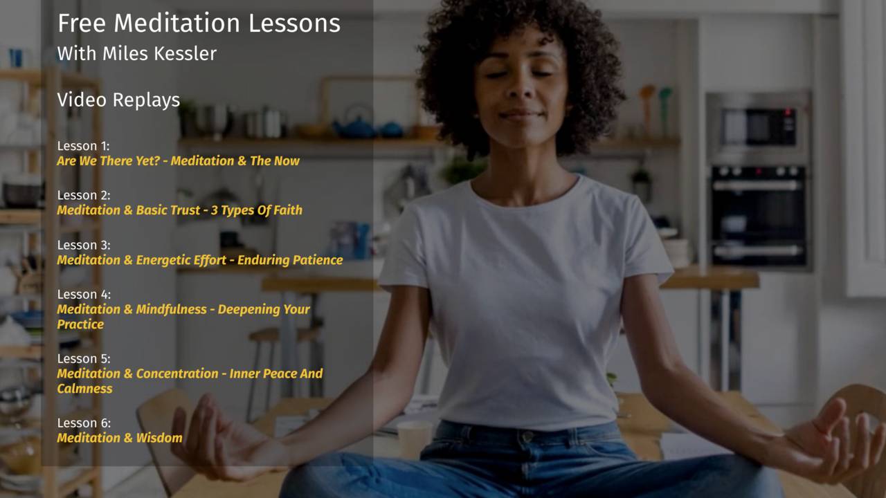 Free Online Meditations Lessons